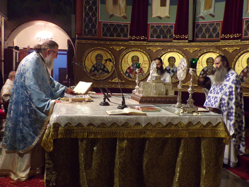 Ο ΣΕΒ. ΠΟΙΜΕΝΑΡΧΗΣ ΜΑΣ κ. ΔΙΟΝΥΣΙΟΣ ΛΕΙΤΟΥΡΓΗΣΕ ΣΤΟΝ ΠΑΝΗΓΥΡΙΖΟΝΤΑ Ι. Ν ...