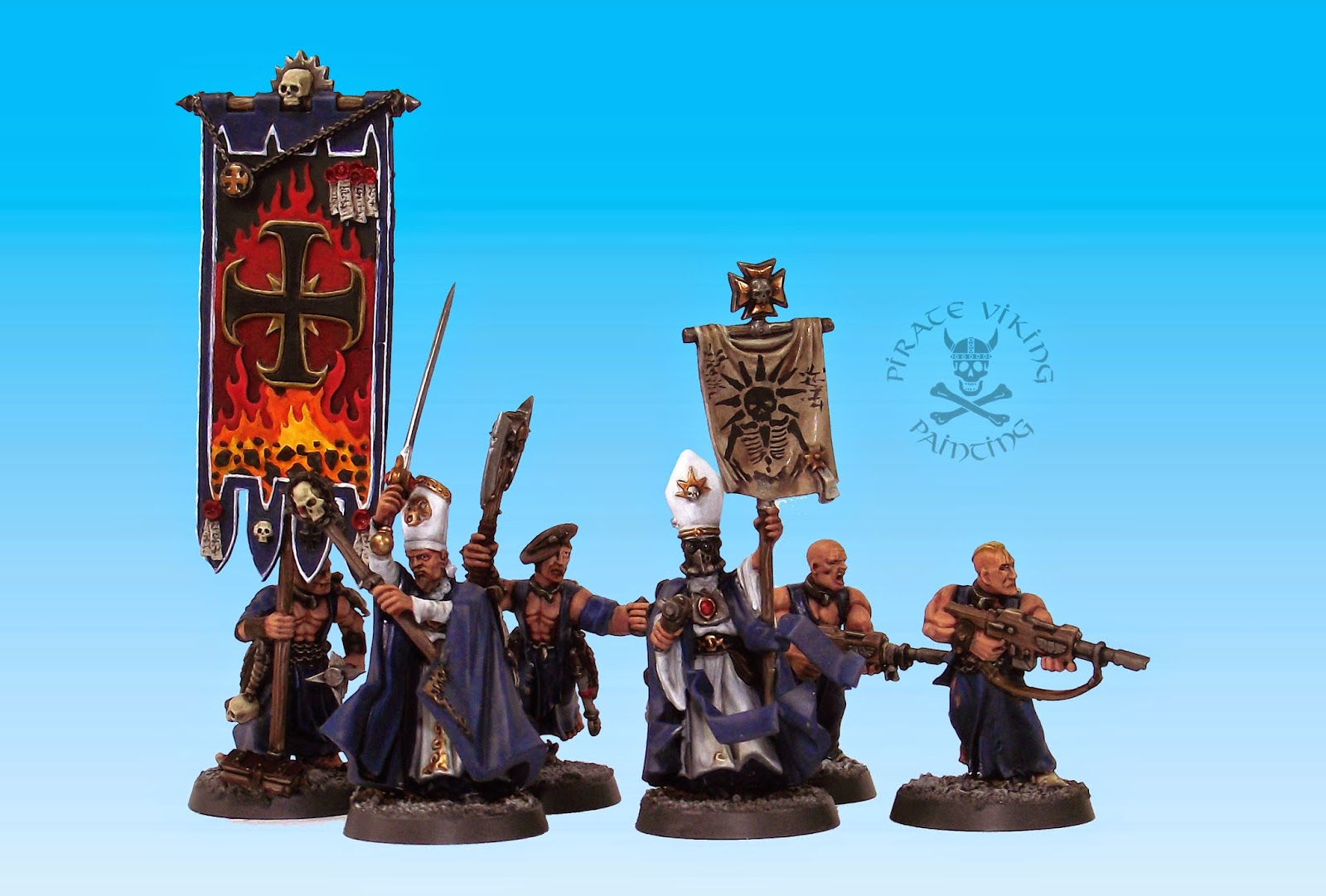 Pirate Viking Painting: Inq28 Ecclesiarchy warband