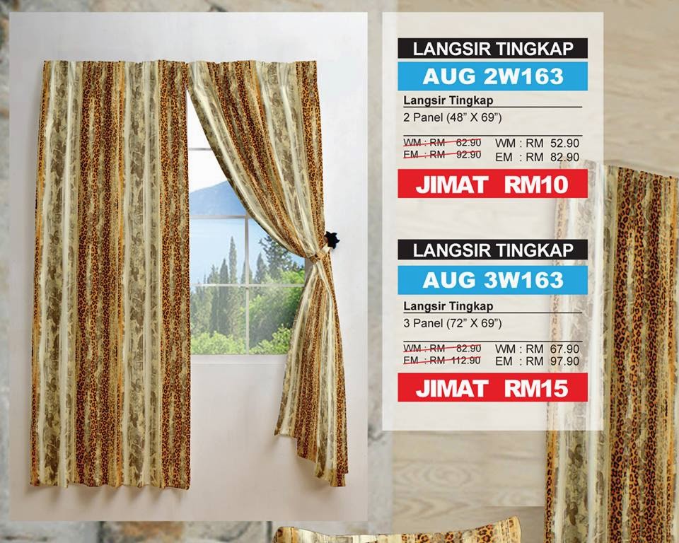 MARSHAENA COLLECTION: Langsir Tingkap (Ready Made)