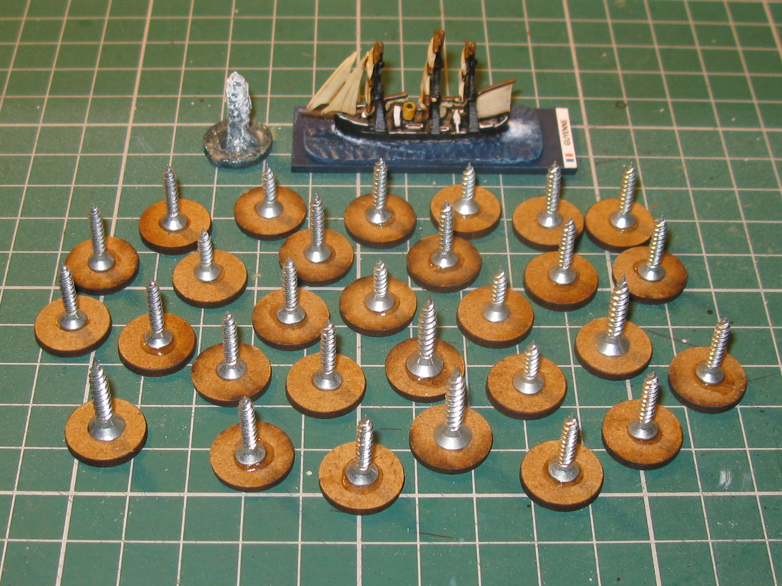 Jim's Wargames Workbench: Small Scale Splash Markers
