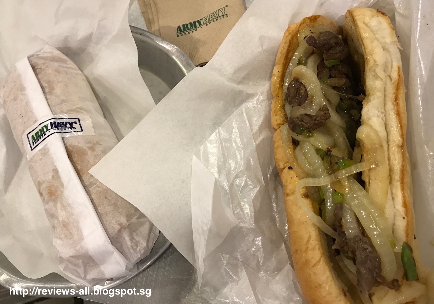 We'll Tell You - A&W Couple's Blog: Army Navy Burger + Burrito at ...