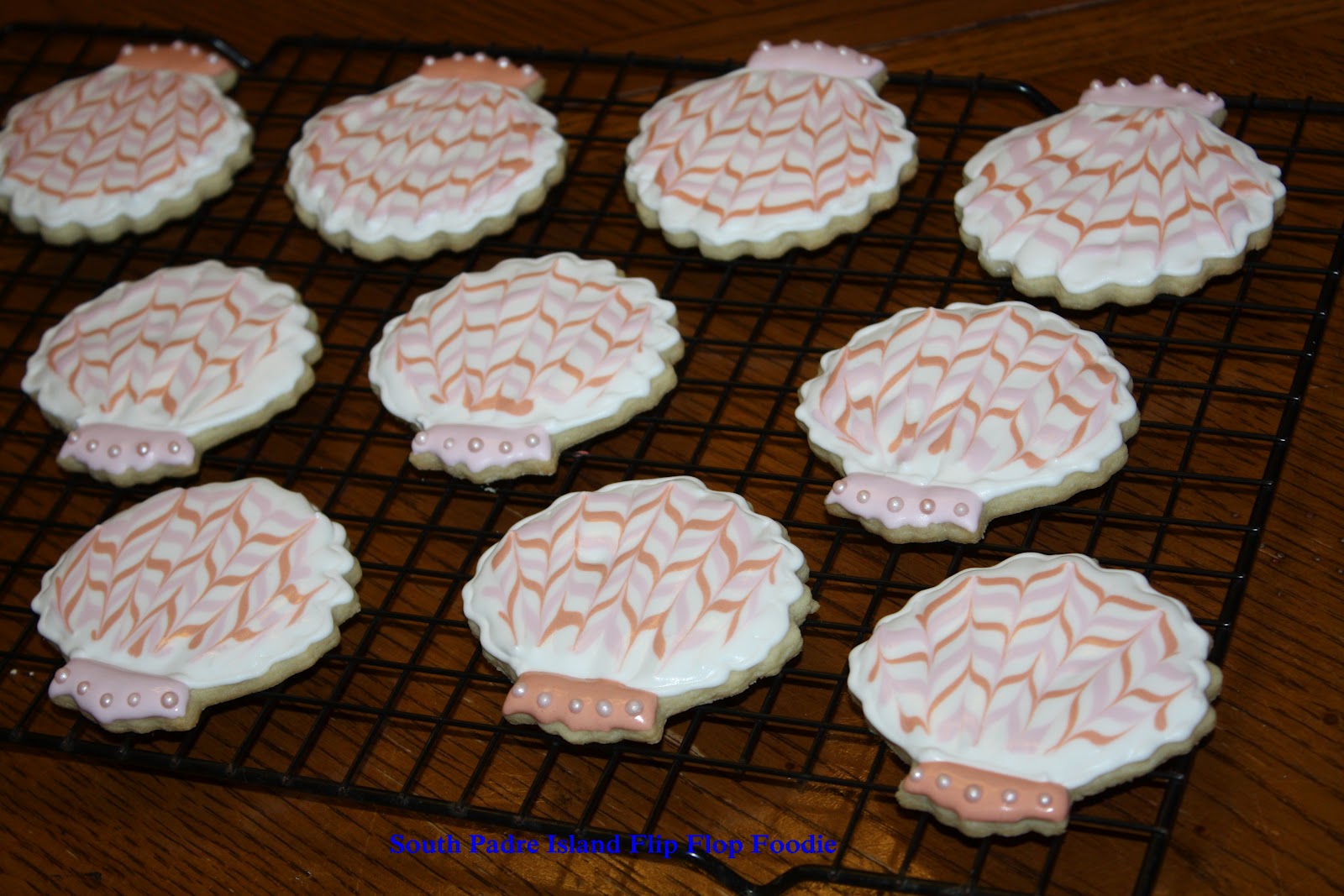 The South Padre Island Flip Flop Foodie: Scallop Sea Shell Cookies