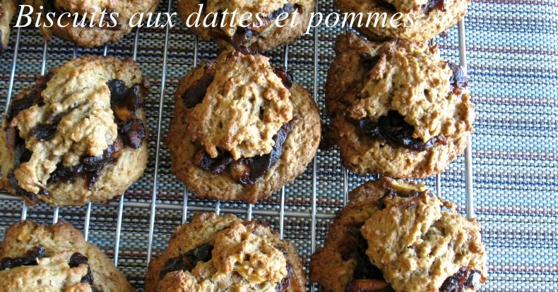 AU PLAISIR DE BIEN MANGER: Biscuits aux dattes et pommes