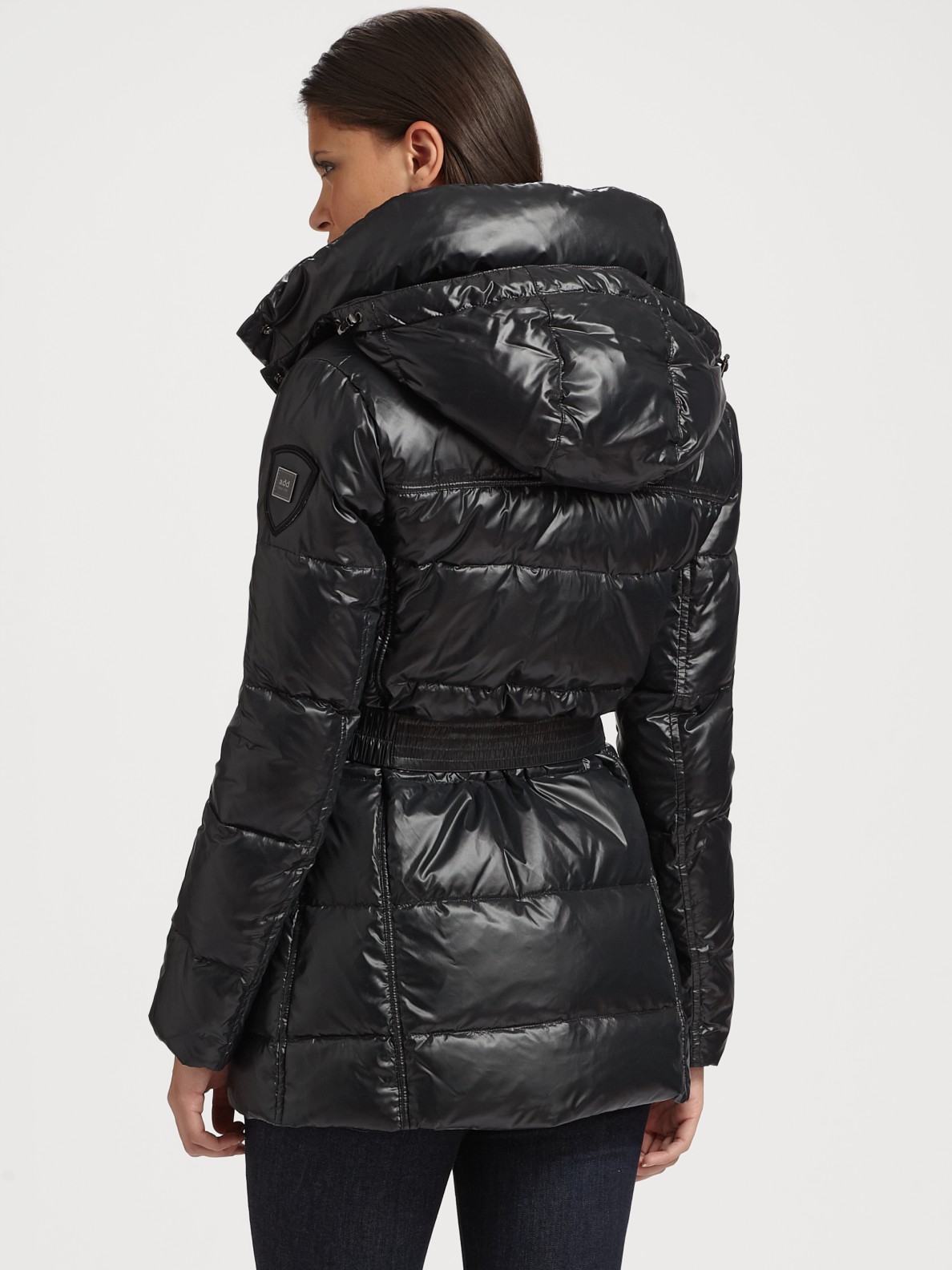 Downjacket fashion: Black Add Down coat