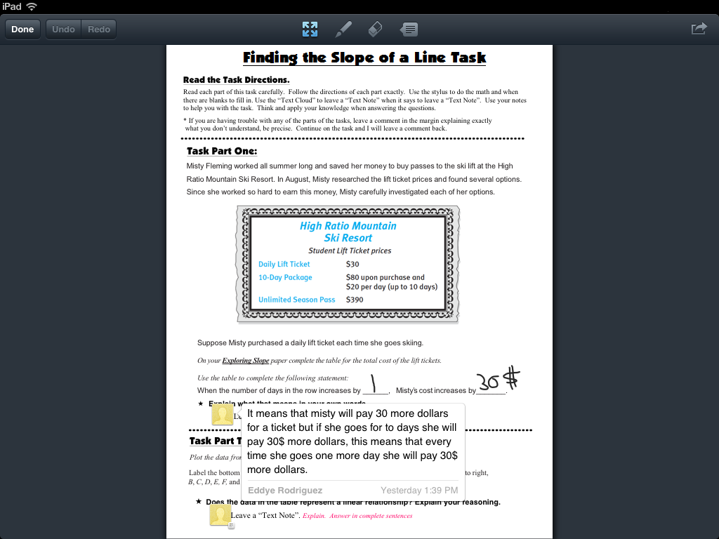 Rockstar Math Teacher ★: 1:1 iPads, Math Support and the Slope of a ...