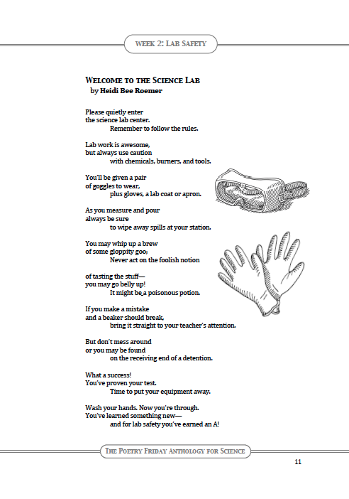 Poetry for Children: PFAS: “Welcome to the Science Lab” by Heidi Bee Roemer
