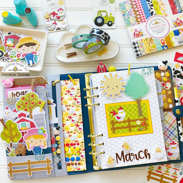 Doodlebug Design Inc Blog: Down On The Farm | Planner Pages with Jomelle