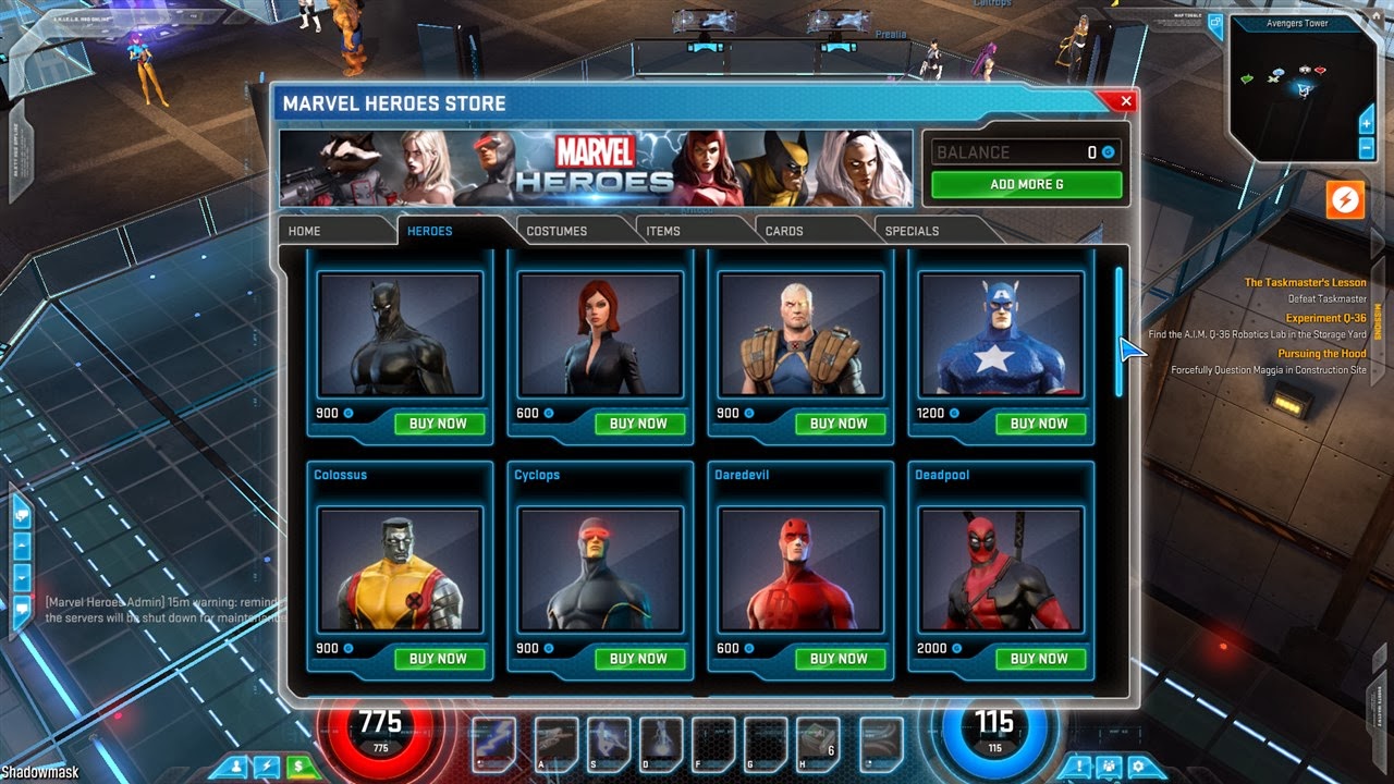 Blog da Liga: Jogo Online: Marvel Heroes