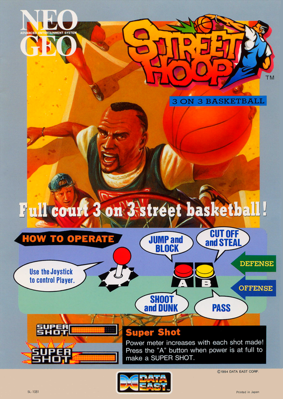 The Videogames Museum: STREET HOOP (NEO GEO)