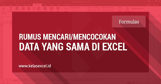 Rumus Excel Untuk Menghilangkan Data Yang Sama dan Mengambil Data Unik ...