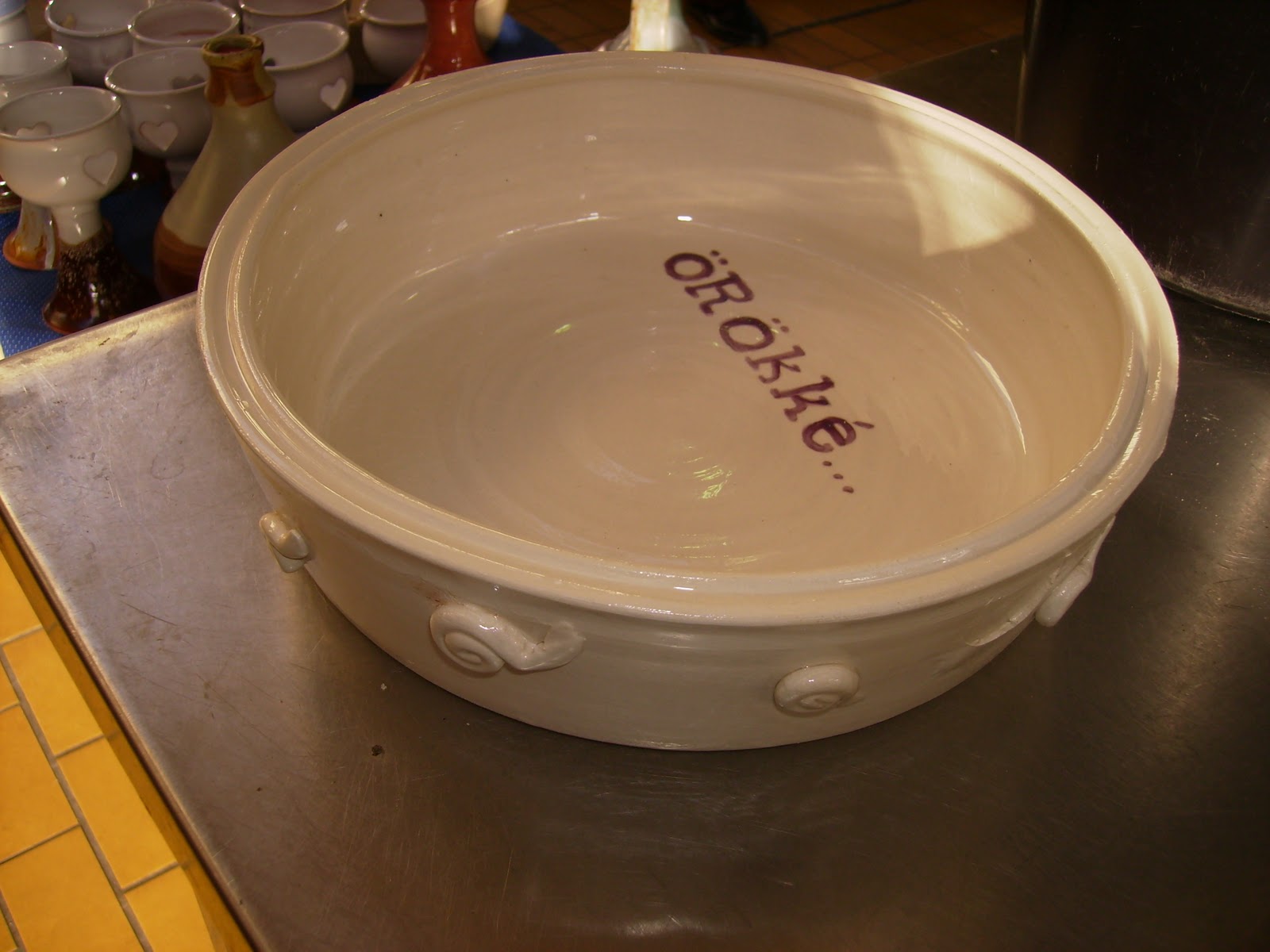 Kerámia - Cserépedény -Tavasz - Ajándék - Nőnap - Valentin♥Nap-Húsvét