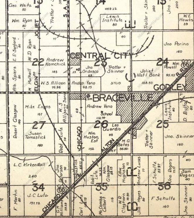 Towns and Nature: Mazonia Junction: UP/GM&O/Alton vs. EJ&E/Gardner ...