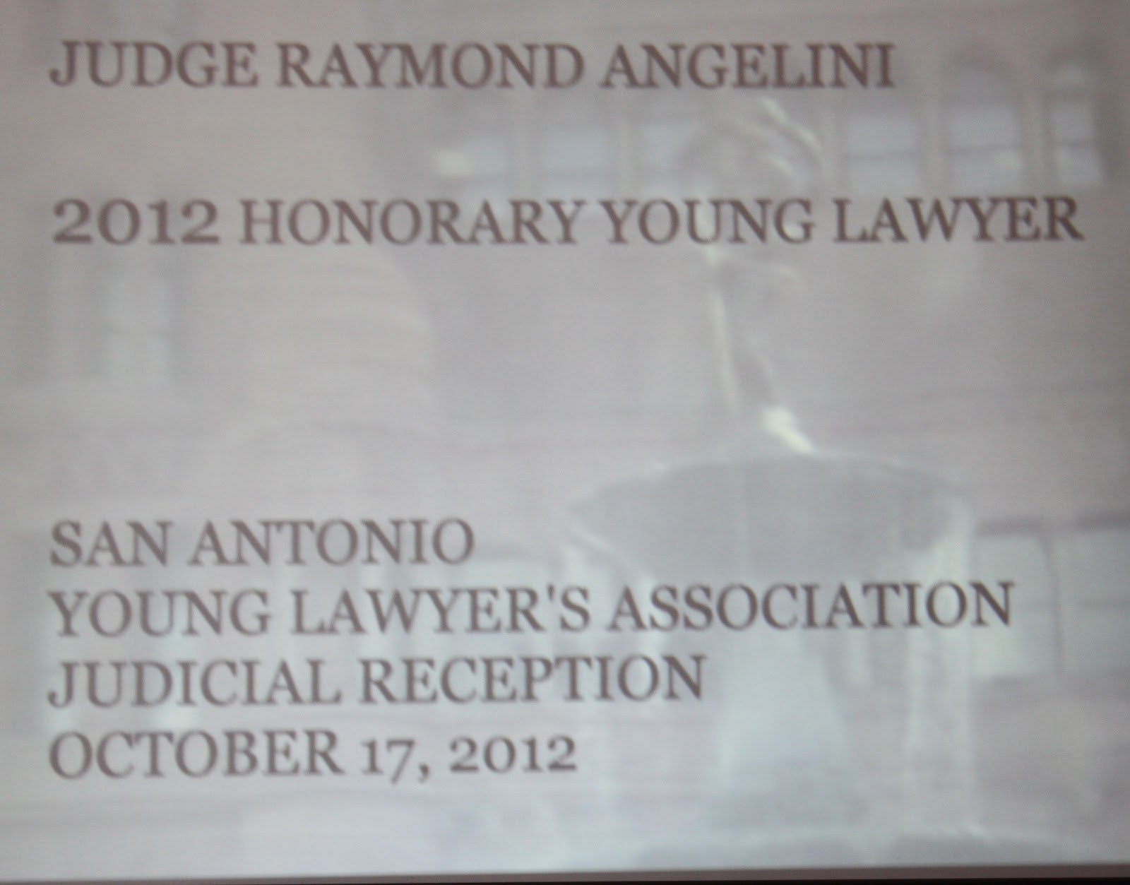 Walker Report - Shedding Light on Bexar County: SA Young Lawyers honor ...