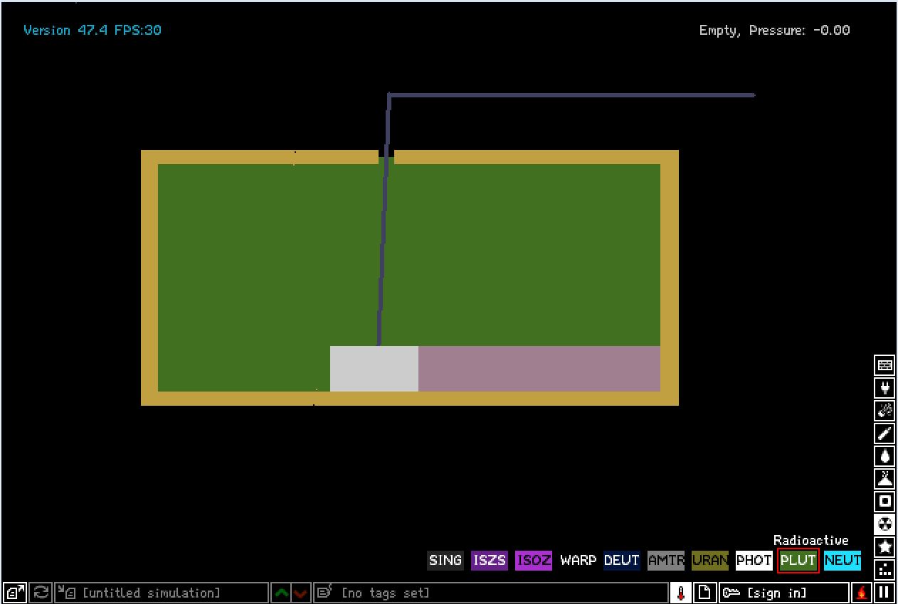 Building a Simple Plutonium nuclear bomb | The Powder Toy tutorials
