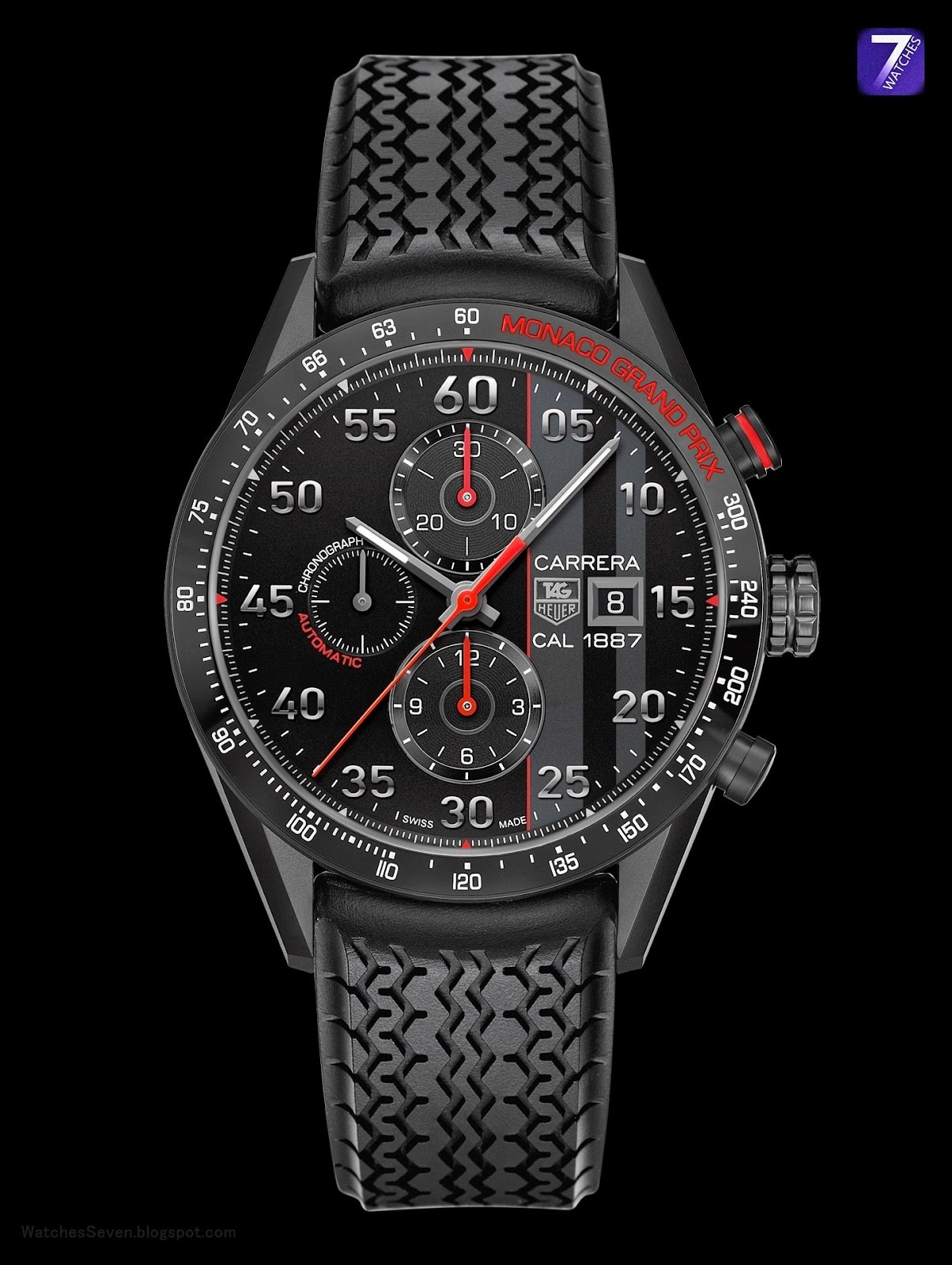 Watches 7: TAG HEUER – CARRERA Calibre 1887 Chronograph Monaco Grand Prix