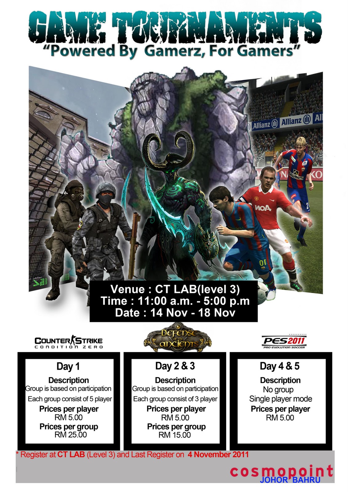 DashArtCubixm: OFFICIAL GAMES POSTER