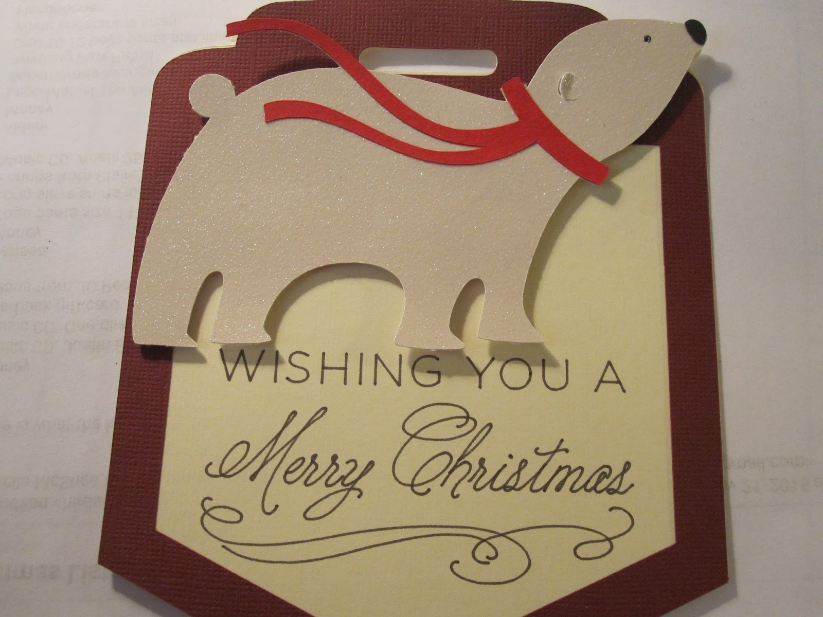 She's a Sassy Lady: Polar Bear Christmas Tags