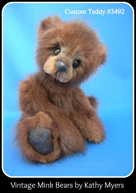 Vintage Mink Bears by Kathy Myers: Custom Order ... Twin Teddy Bears