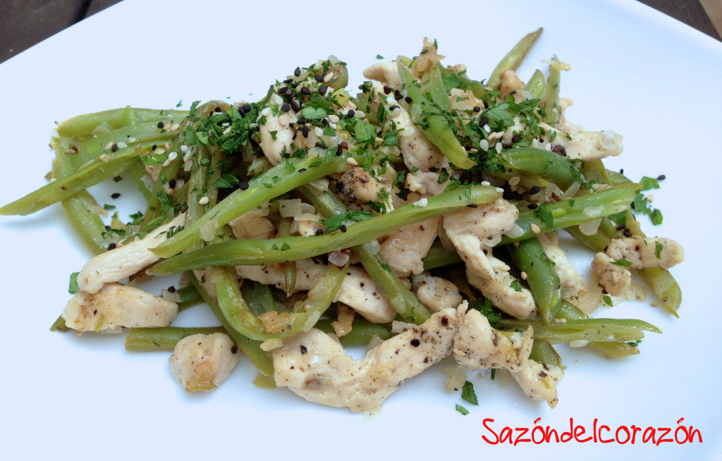 Sazón del corazón: Pollo con ejotes
