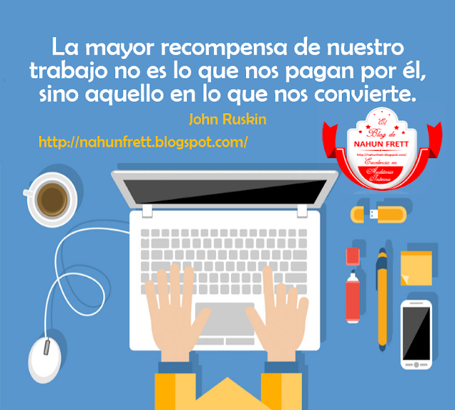 Nahun Frett: Reflexión sobre el trabajo