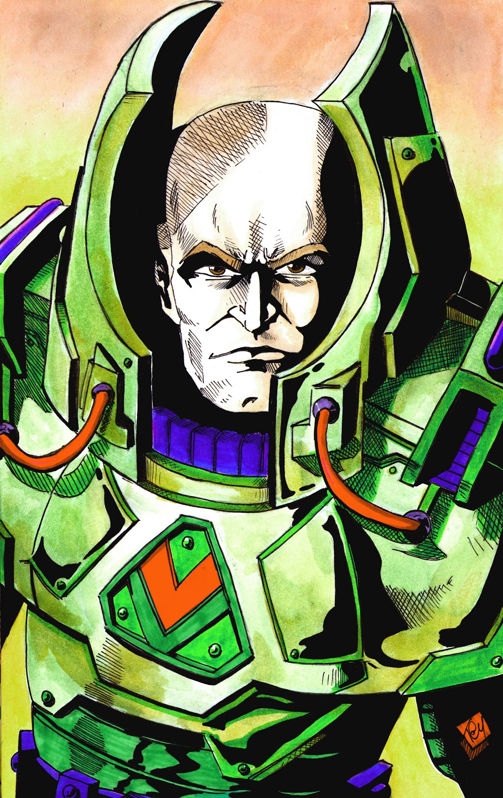 Taylor's Sweet Little Art and Nerd Site: Pin-Up of the Day- Lex Luthor ...
