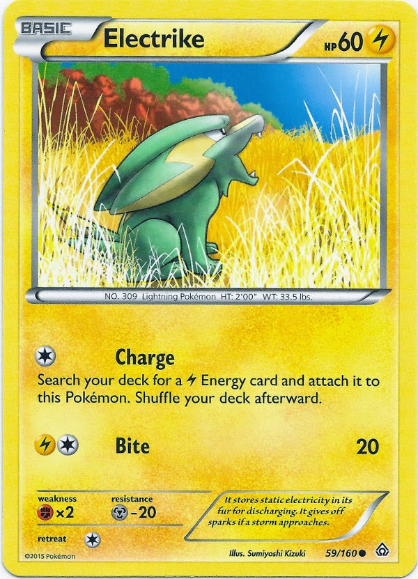 Electrike 59/160 -- Primal Clash Pokemon Card Review | PrimetimePokemon ...