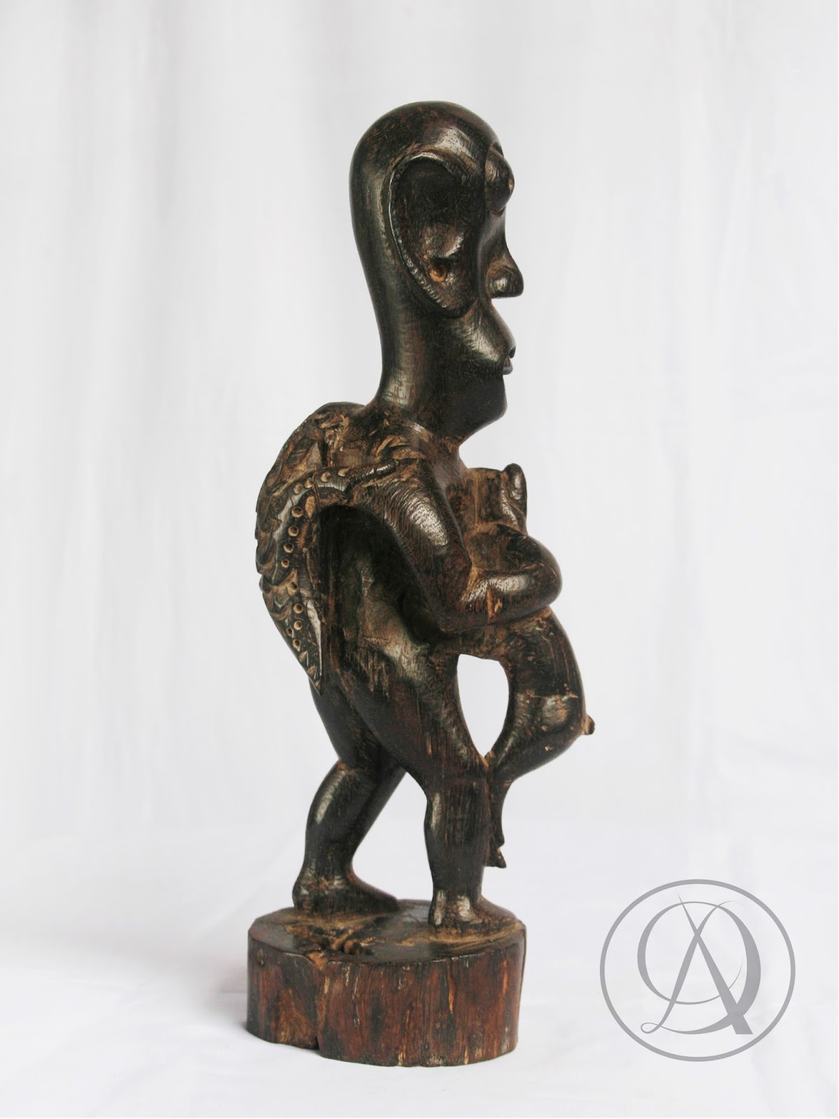 Patung Tua Primitif Dayak Kalimantan - DIVKA ANTIK | Menjual dan ...