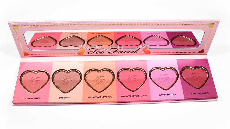 TOO FACED Love Flush Blush Wardrobe Palette | Modernaires: TOO FACED ...