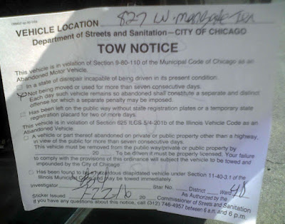 Uptown Update: Rogue Tickets? Watch Your Car For 7-Day Tow Notices