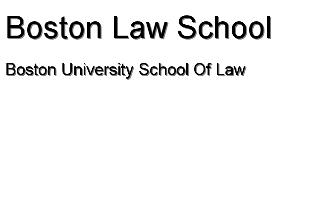 Boston University School Of Law - Boston Law School
