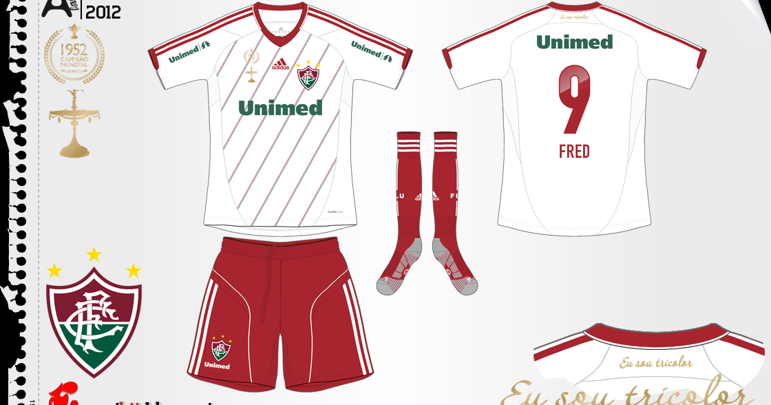 Kit Design, by eroj: 2012 Fluminense (Home, Away e Third)