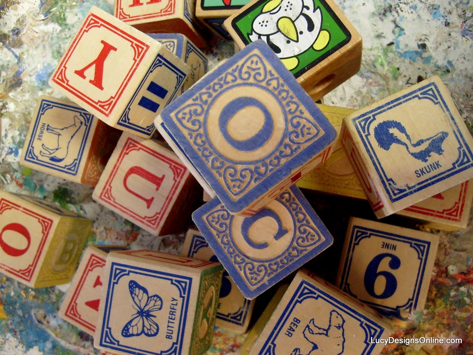 Wooden Baby Blocks Makeover ~ Transform Baby Blocks into Fun Decor ...