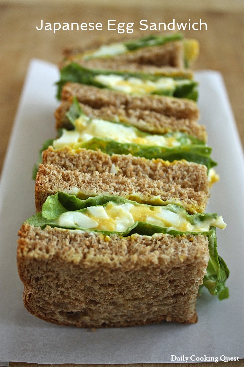 [Japanese Recipes] Egg Sandwich - All Asian Recipes For You