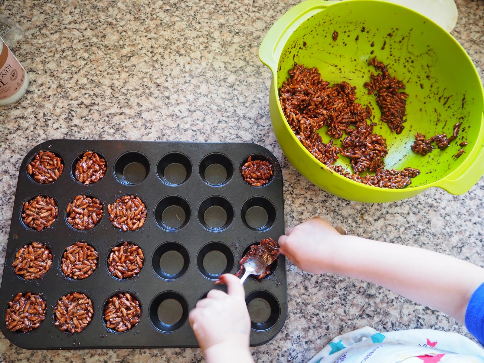 Learn with Play at Home: Healthy Choc Rice Bubble Treats. Cooking with ...