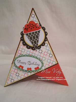 Stampin' Up!®: Pyramid Card Tutorial...