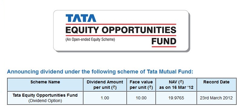 Investing Can be Interesting & Financial Awareness: Dividend in Tata ...