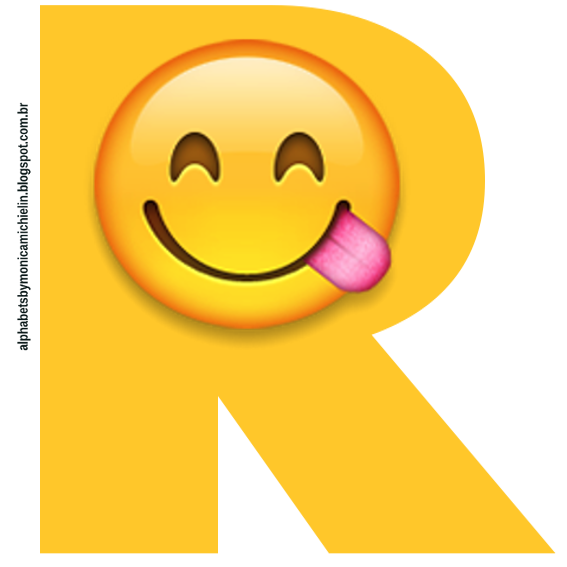 M. Michielin Alphabets: #EMOJI ALPHABET PNG