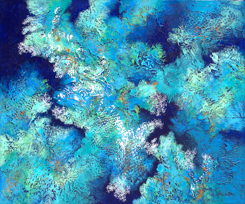 No Day Without Art by Nancy Eckels: Large abstract, contemporary ...