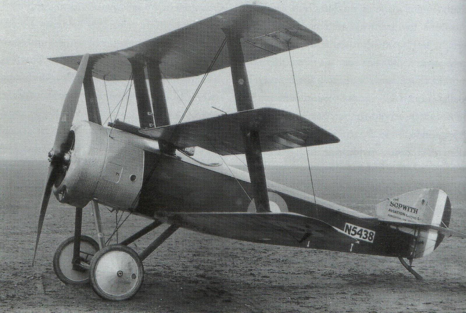POPPA WHEELIE: 1915 British Sopwith Triplane