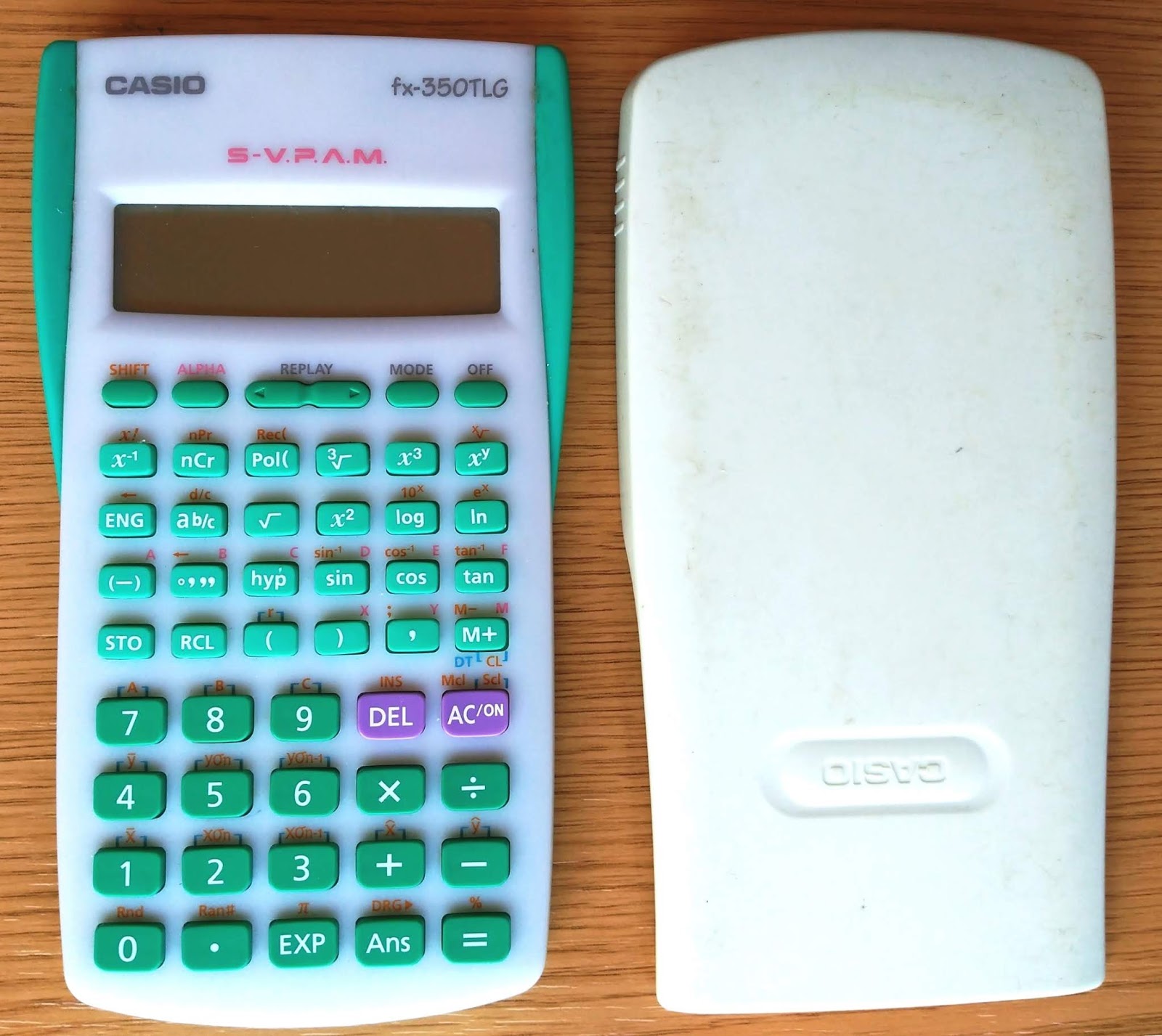 Retro Ordenadores Orty: Calculadora Casio fx-350TLG (S.V.P.A.M).
