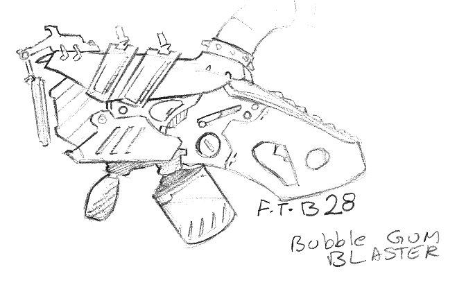CHUMMADRAW: Bubble Gum Gun