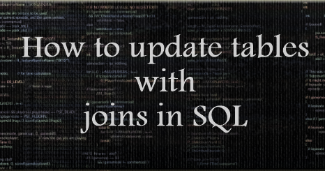 How to update tables with joins in SQL ~ DotNetKida