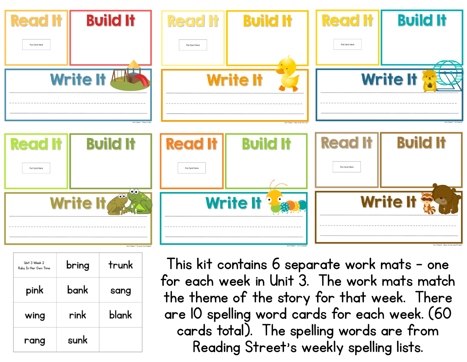 Reading Street Spelling Centers, Digraphs, and more.... | Mrs ...