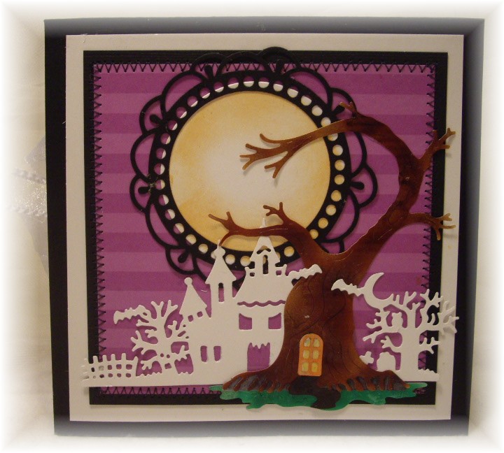 CottageCutz: Spooky Lantern Tree Card & Video