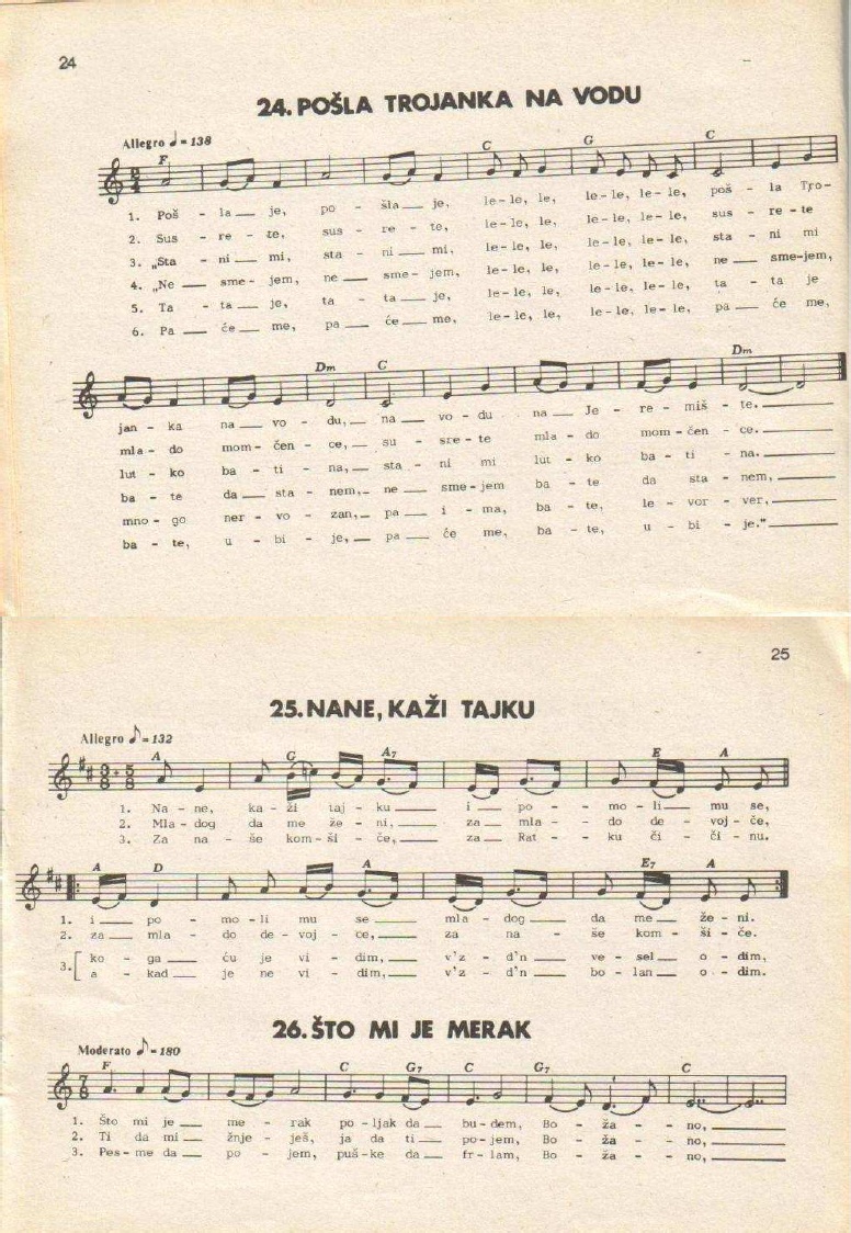Note za Narodnu Muziku i Kola