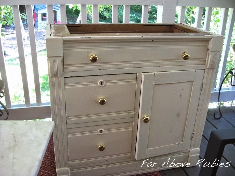 Origami art and painting the wash stand - Whispering Pines Homestead