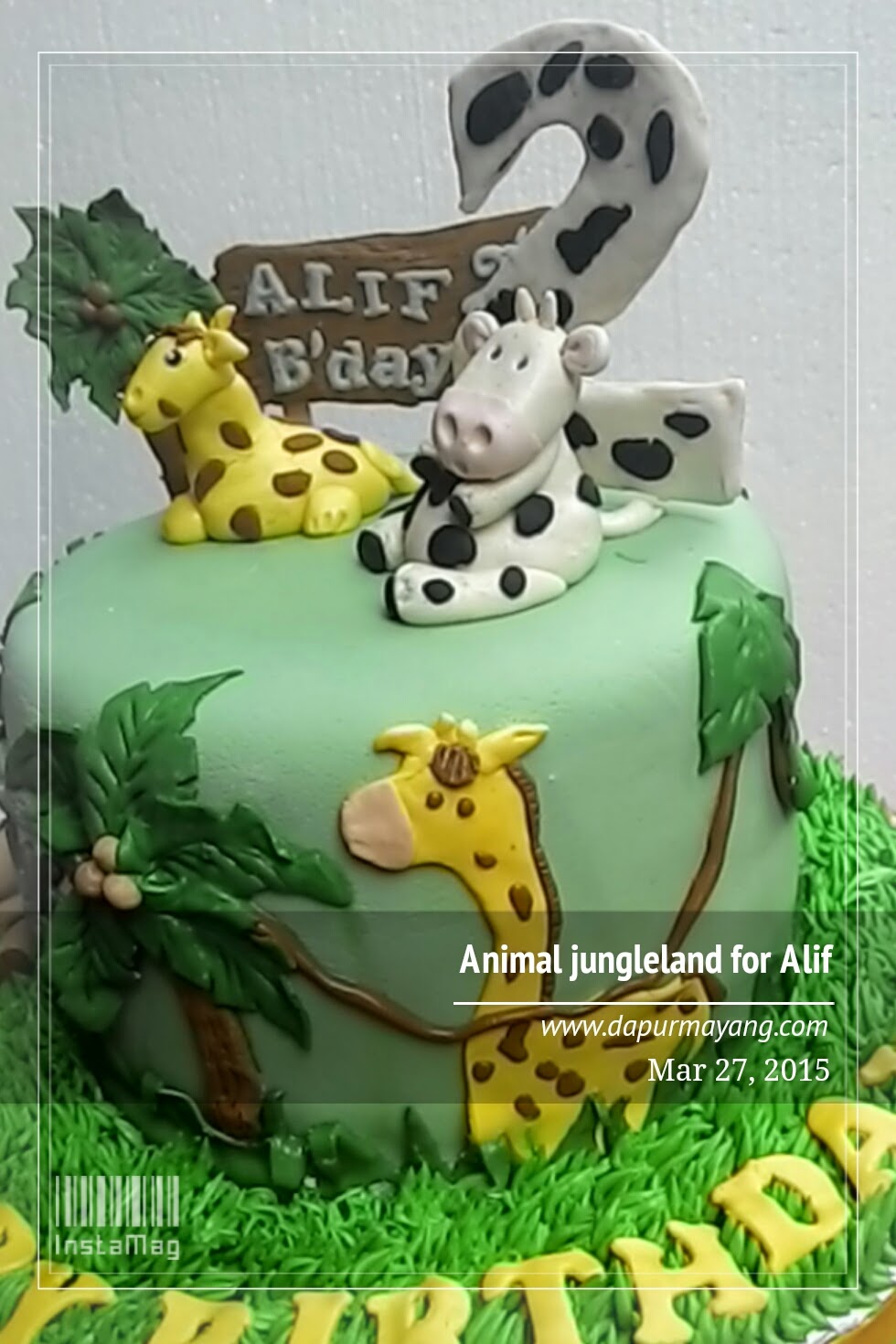 Order Kue Online Adiel Cakes by Dapur Mayang: Animal Jungleland for Alif