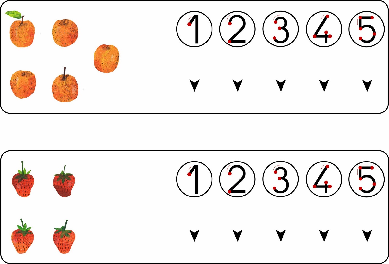 ID 2 profs : le blog: Dénombrer 1, 2, 3, 4, 5