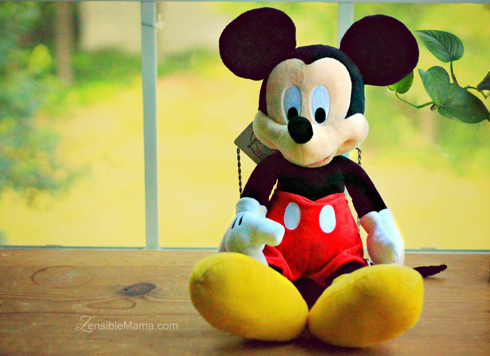 Zensible Mama: Sharing Some Pixie Dust Love with a Mickey Mouse Plush ...