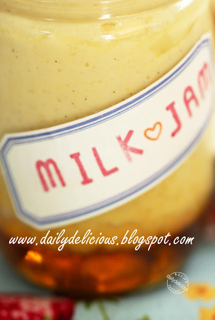 dailydelicious thai: Pudding Milk Jam: Delicious bread's companion.